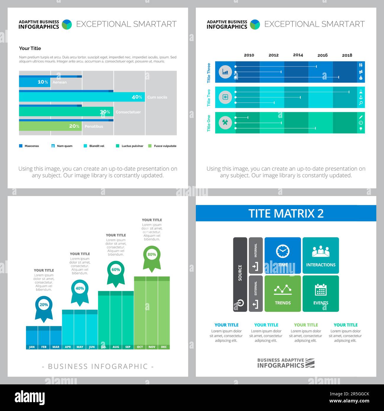 Colorful diagram template set Stock Vector Image & Art - Alamy
