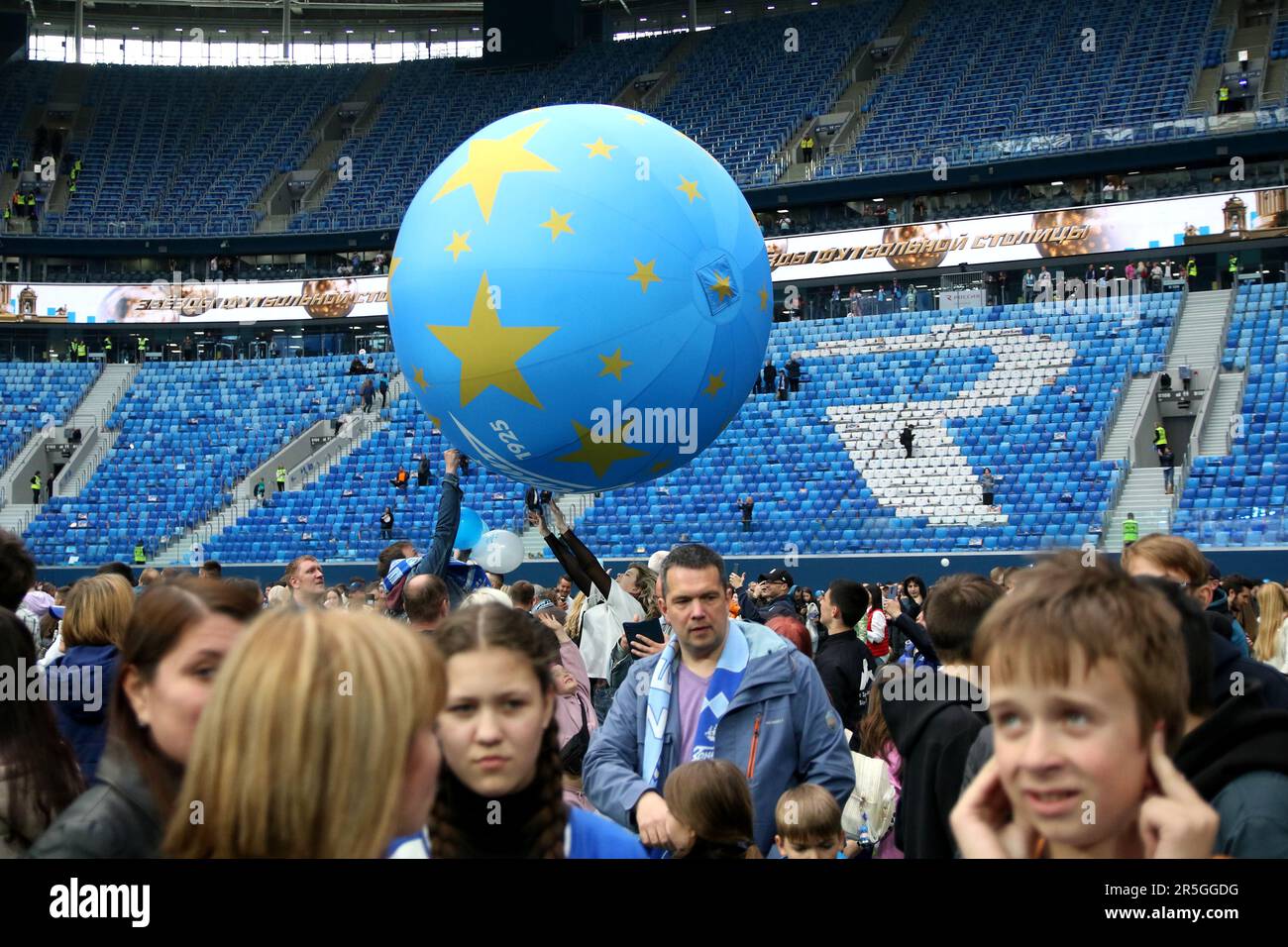 Saint Petersburg, Russia, 3 June 2023: Football. Russian Premier League ...