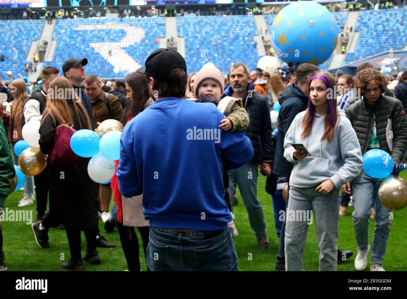 Saint Petersburg, Russia, 3 June 2023: Football. Russian Premier League ...