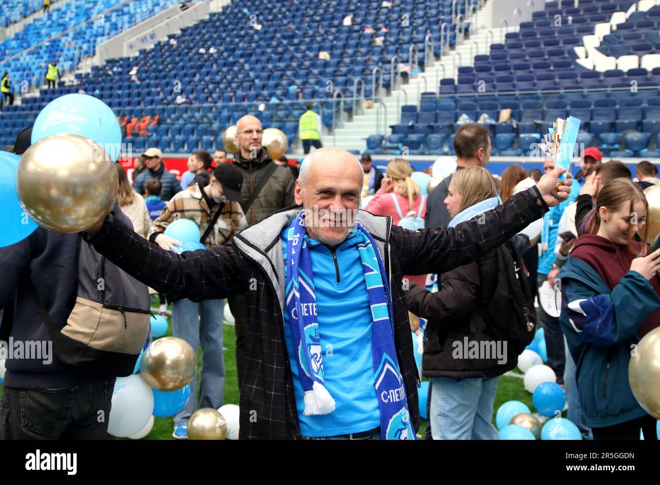 Saint Petersburg, Russia, 3 June 2023: Football. Russian Premier League ...