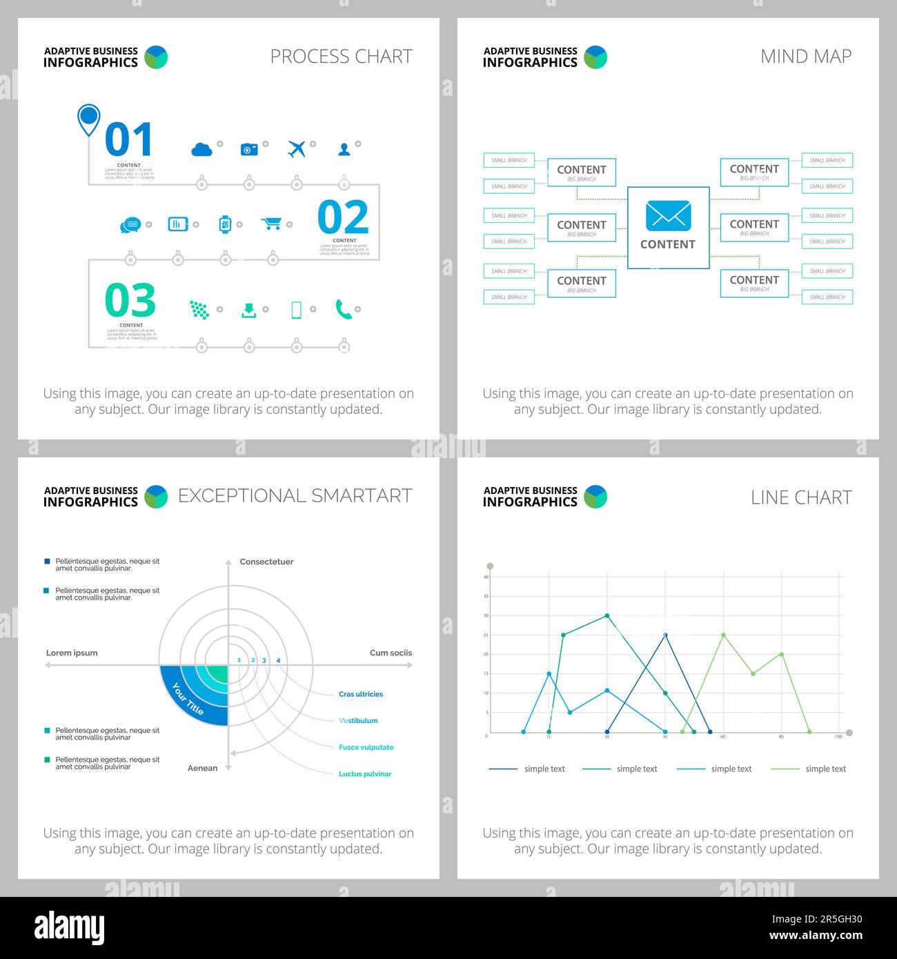 Adaptive infocharts layout set Stock Vector Image & Art - Alamy