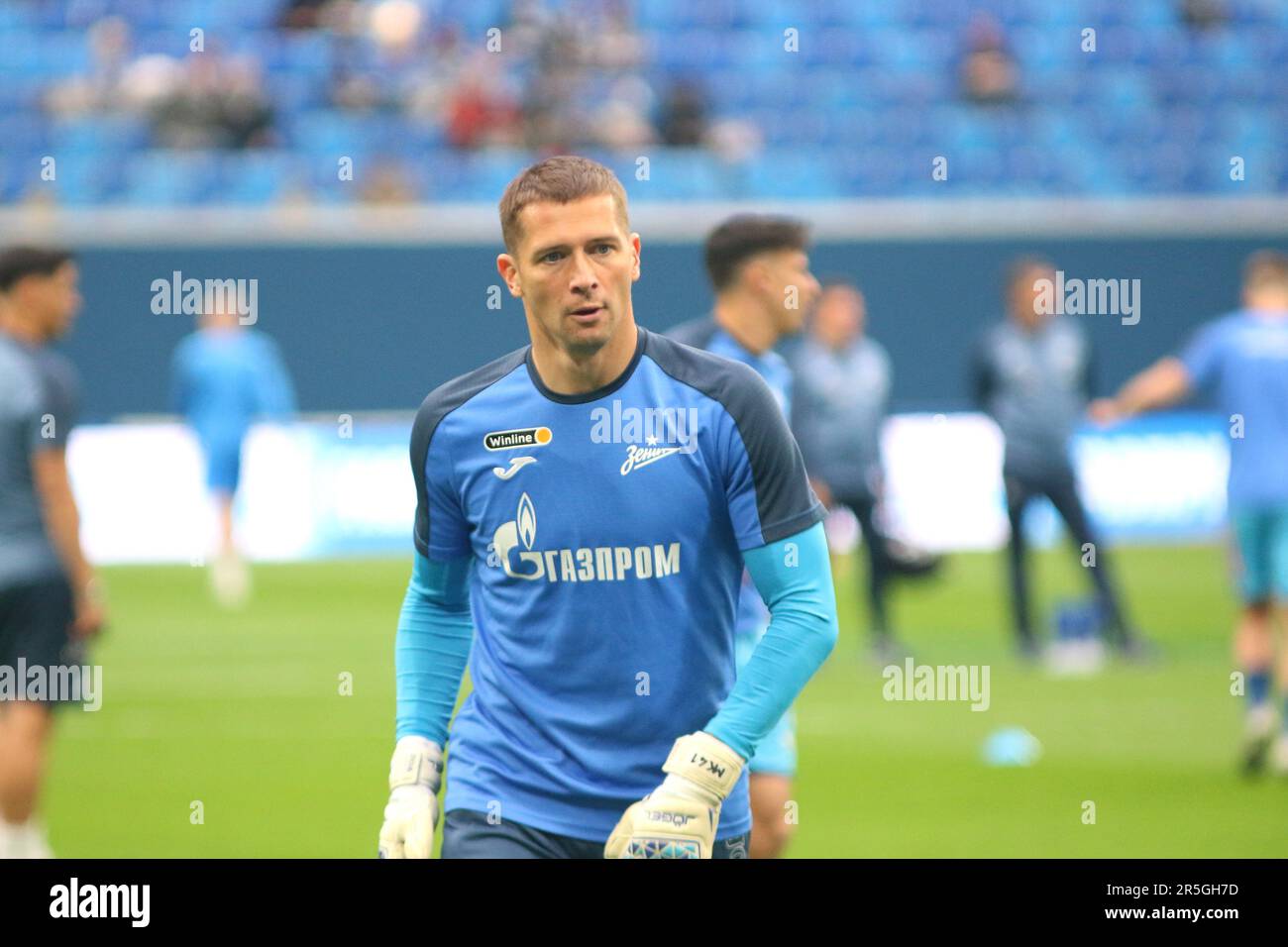 Saint Petersburg, Russia, 3 June 2023: Football. Russian Premier League ...
