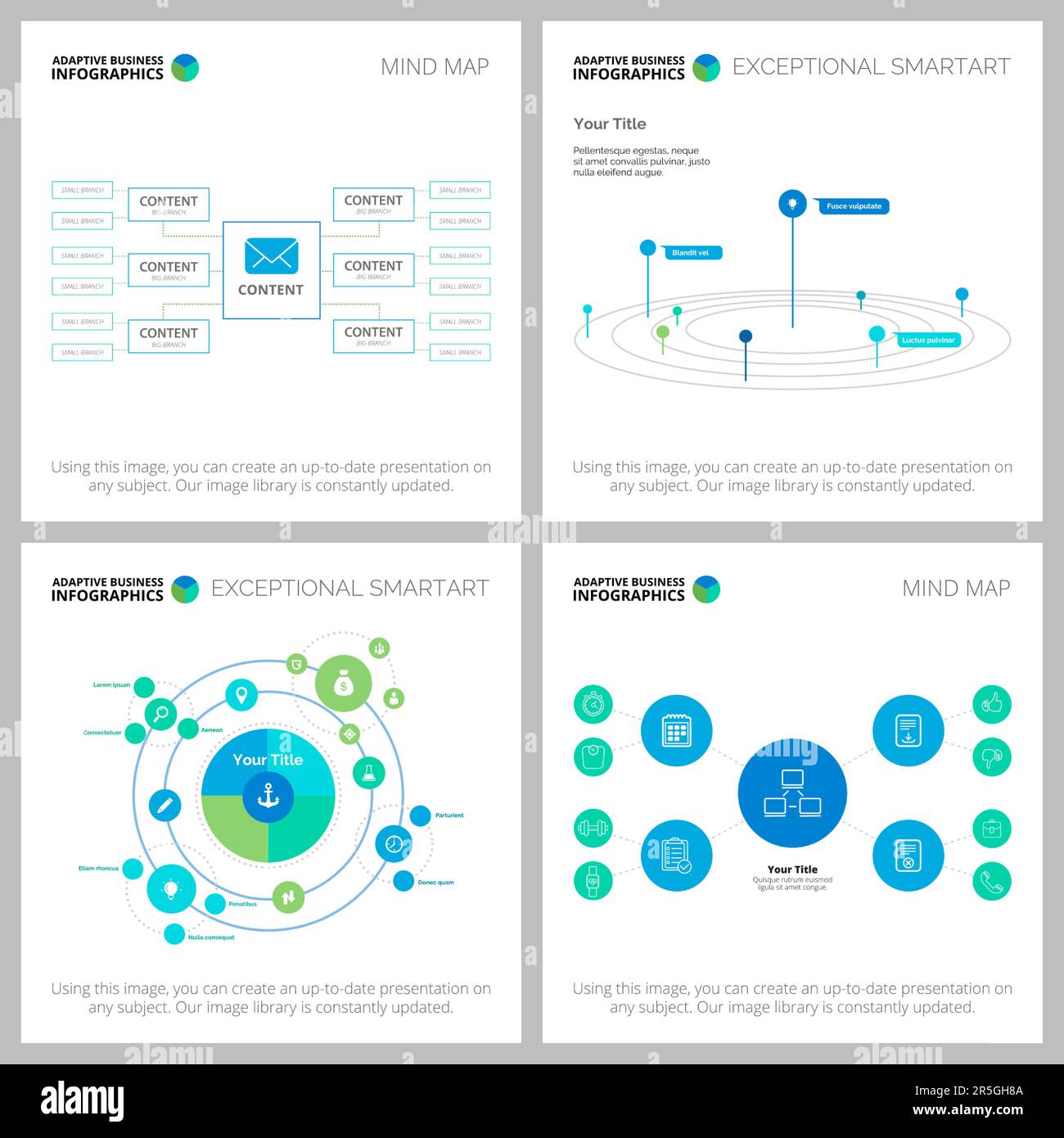 Creative charts set for marketing report, workflow layout Stock Vector ...