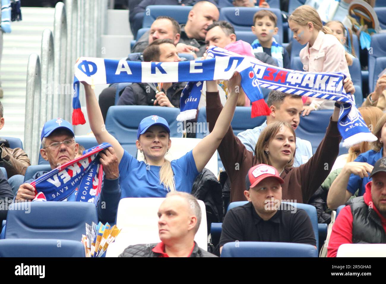 Saint Petersburg, Russia, 3 June 2023: Football. Russian Premier League ...