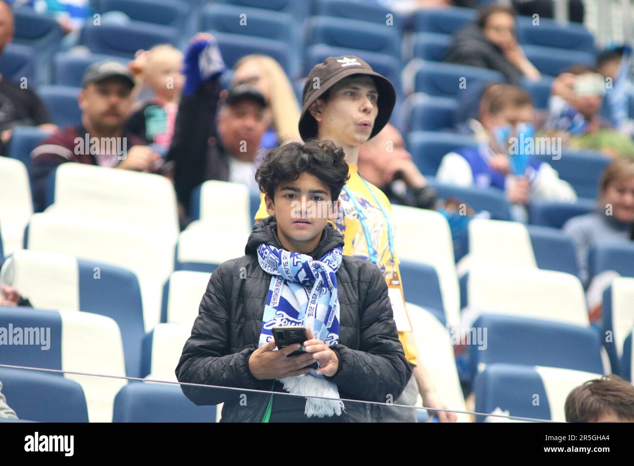 Saint Petersburg, Russia, 3 June 2023: Football. Russian Premier League ...