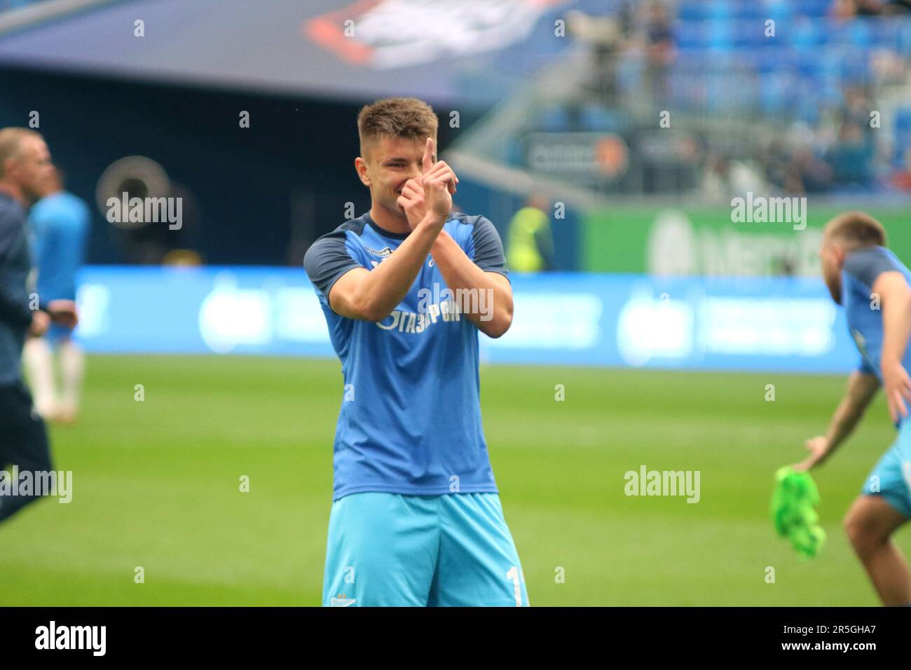 Saint Petersburg, Russia, 3 June 2023: Football. Russian Premier League ...