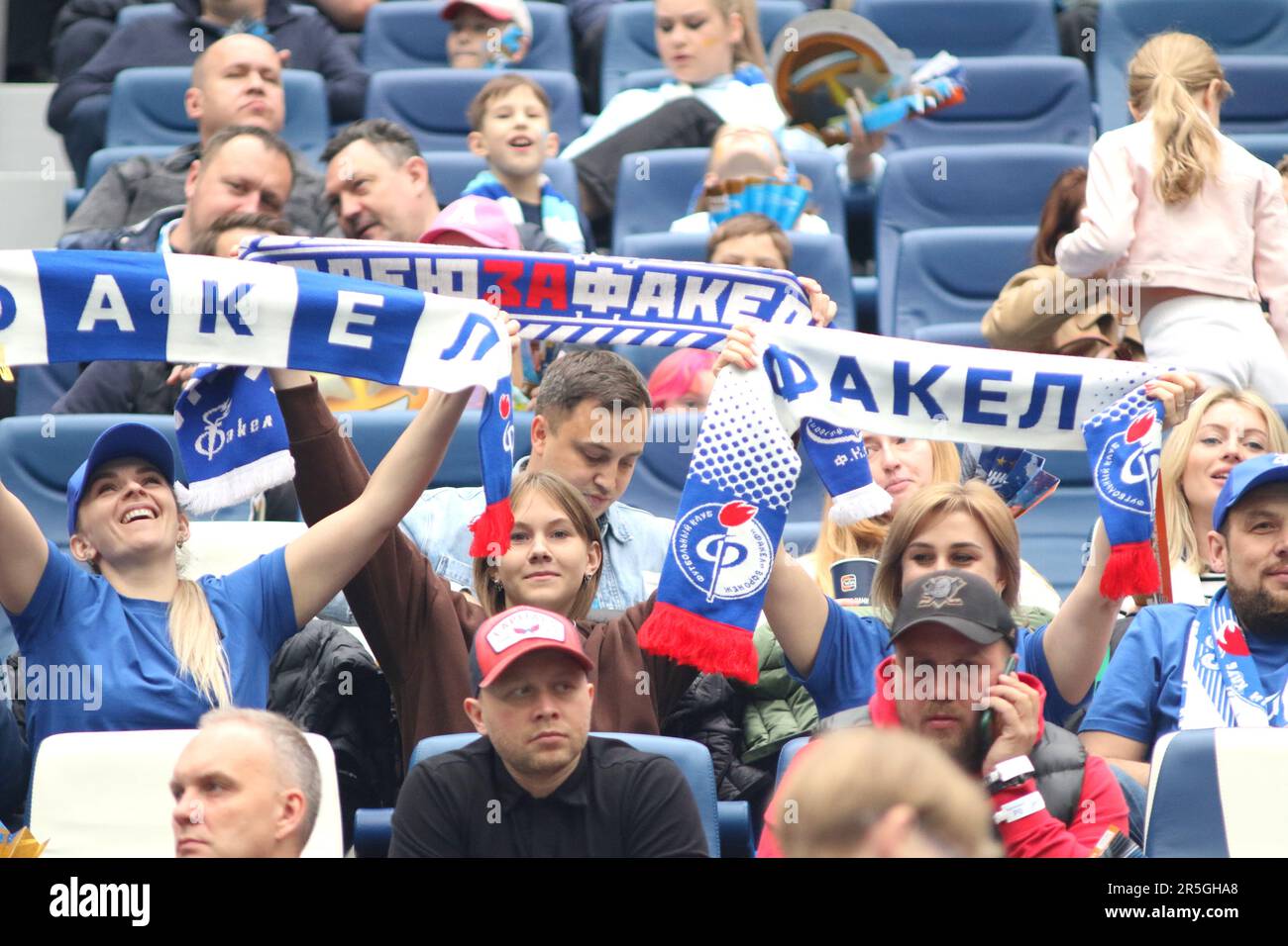 Saint Petersburg, Russia, 3 June 2023: Football. Russian Premier League ...