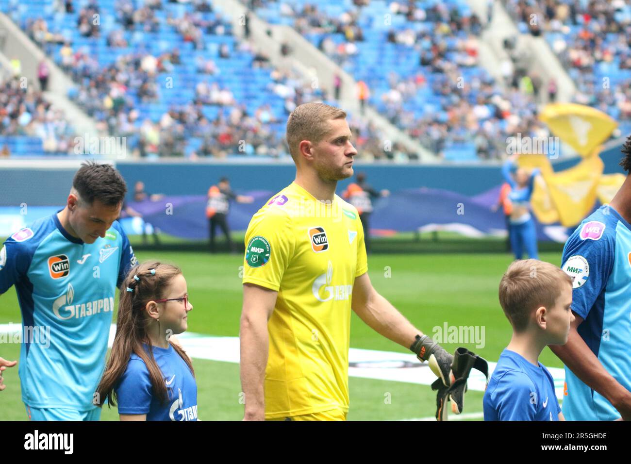 Saint Petersburg, Russia, 3 June 2023: Football. Russian Premier League ...
