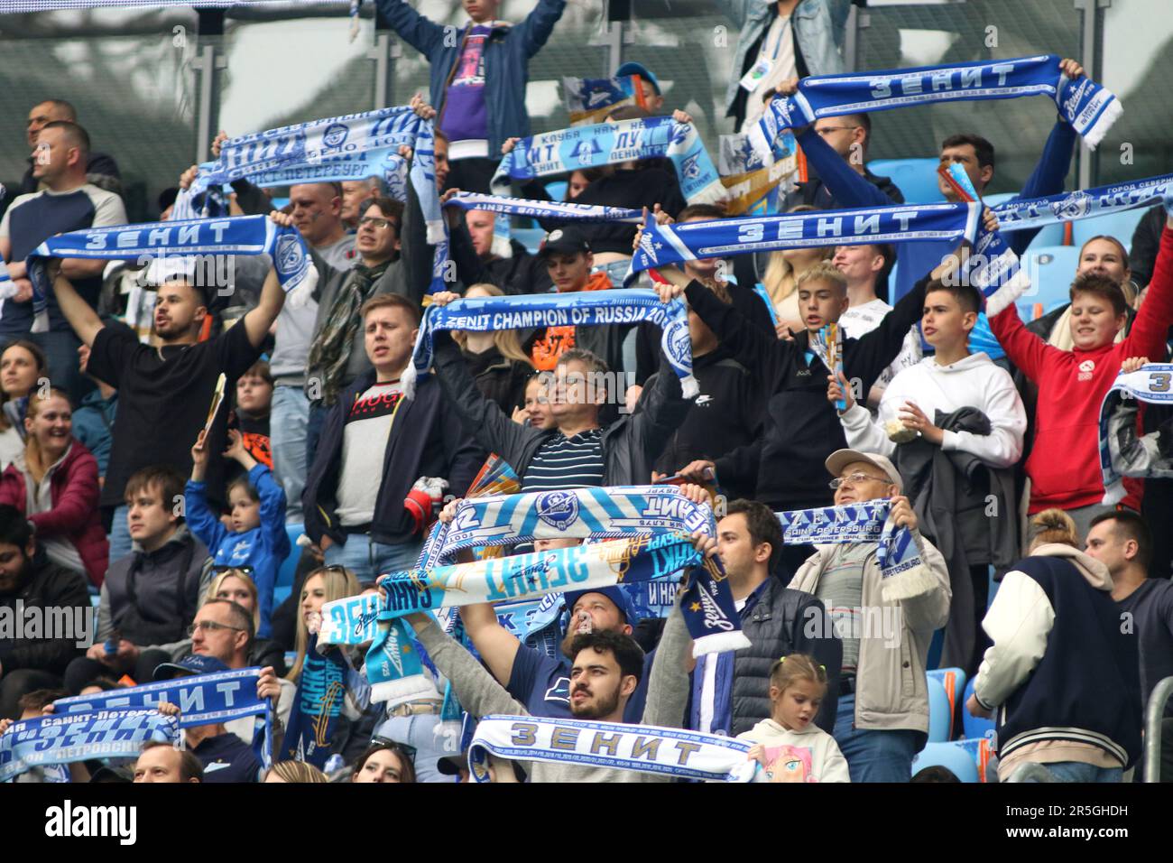 Saint Petersburg, Russia, 3 June 2023: Football. Russian Premier League ...