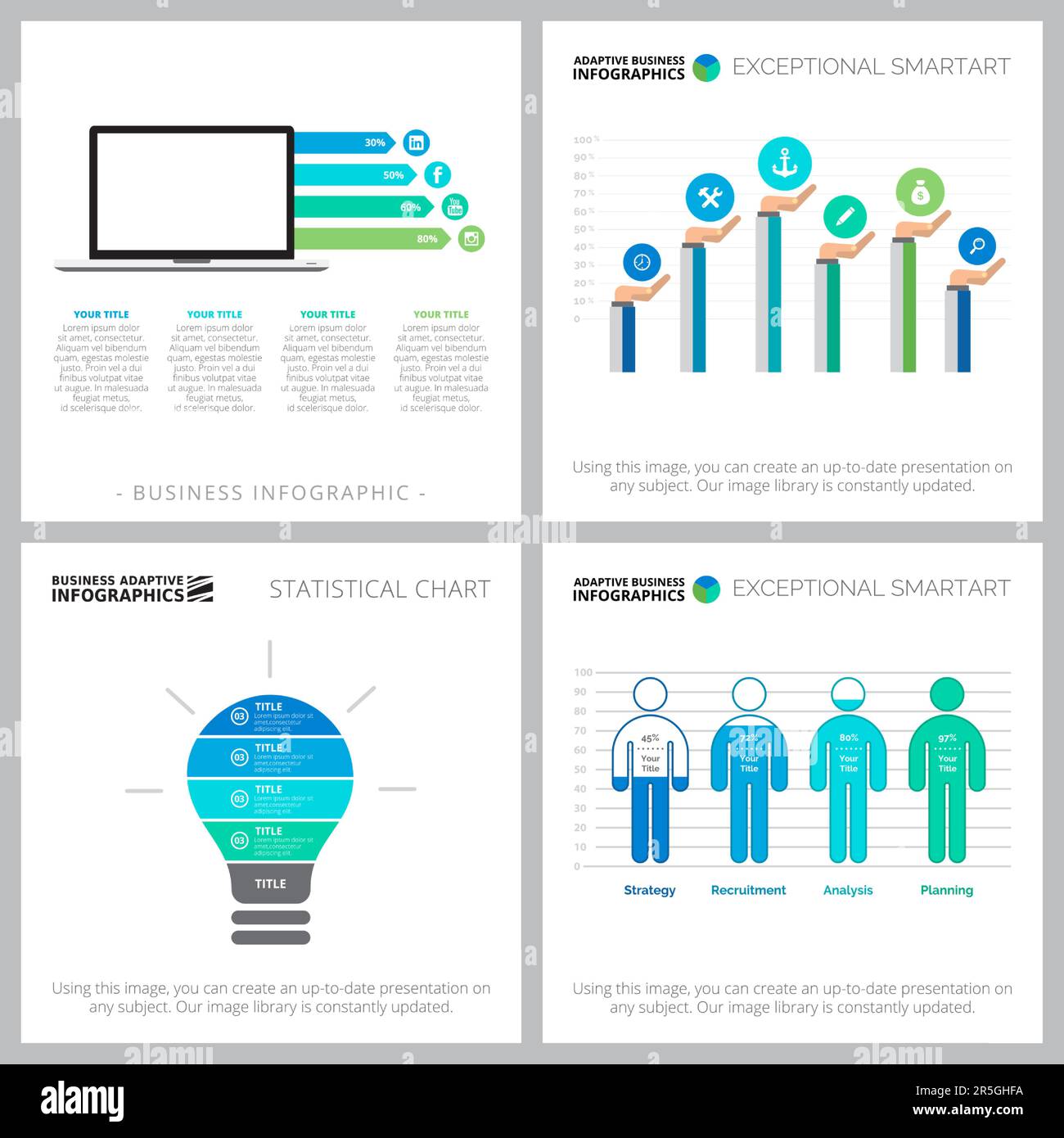 Collage of creative business infographic designs for management Stock Vector Image & Art - Alamy