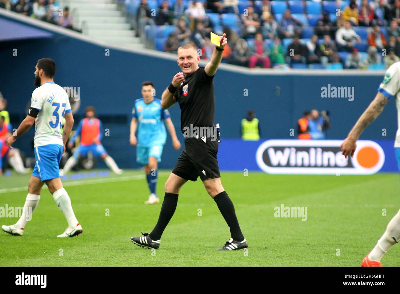 Saint Petersburg, Russia, 3 June 2023: Football. Russian Premier League ...