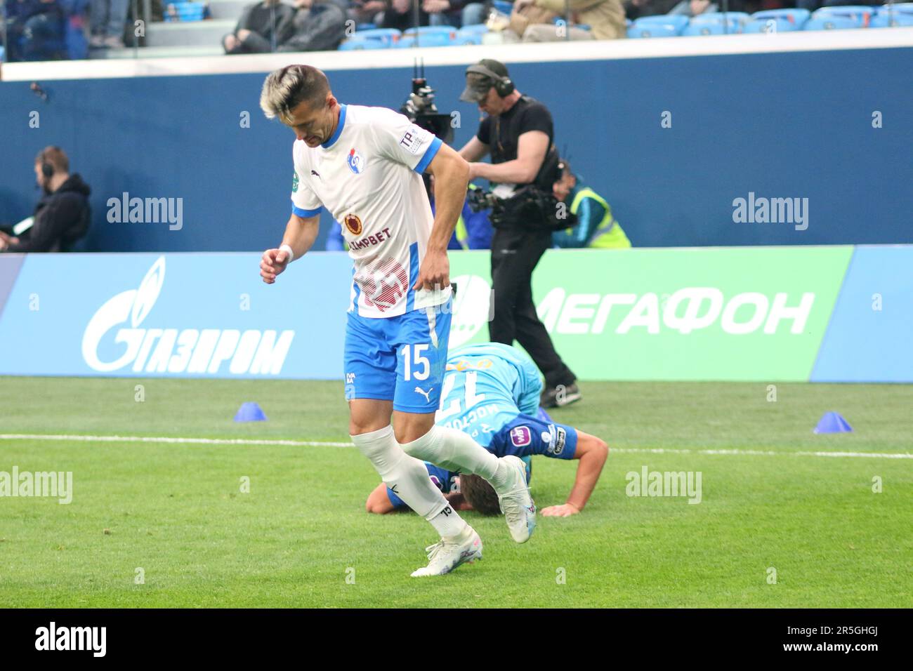 Saint Petersburg, Russia, 3 June 2023: Football. Russian Premier League ...