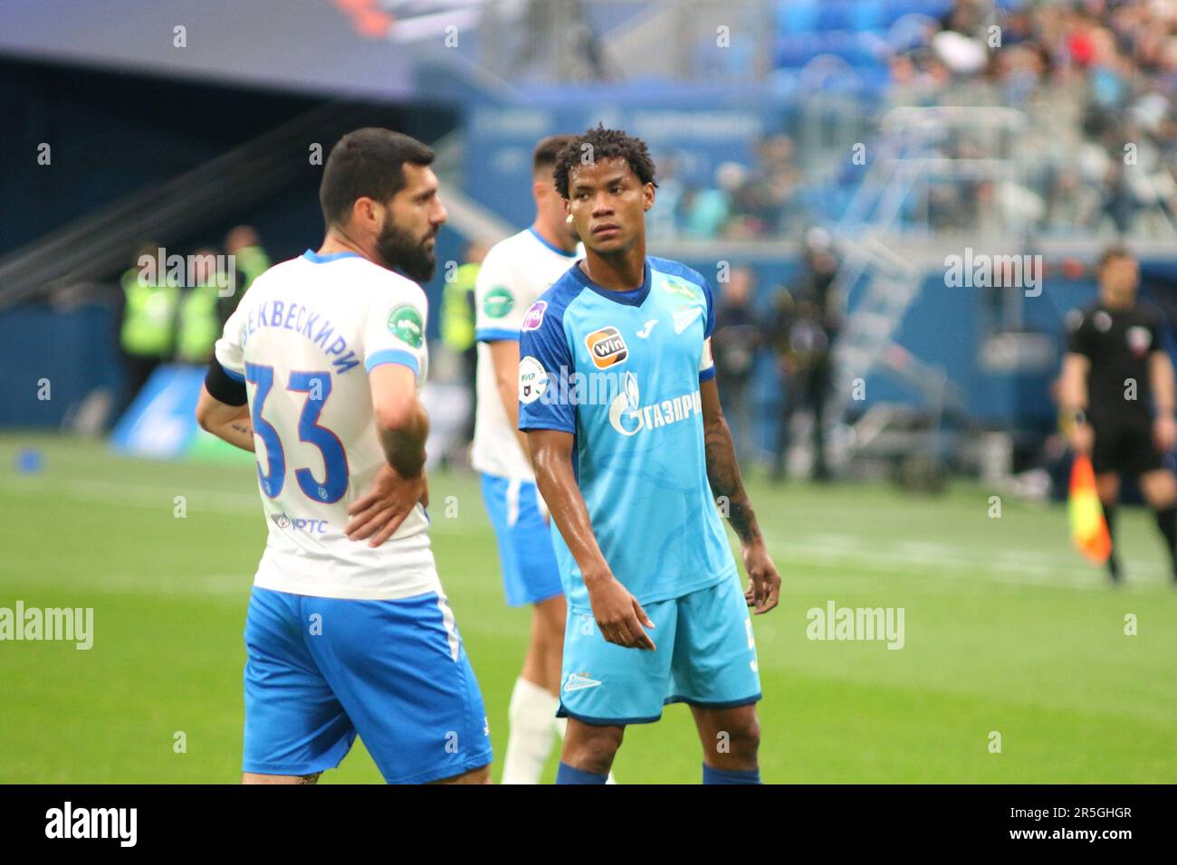 Saint Petersburg, Russia, 3 June 2023: Football. Russian Premier League 2022/2023. Zenit FC - FC ...