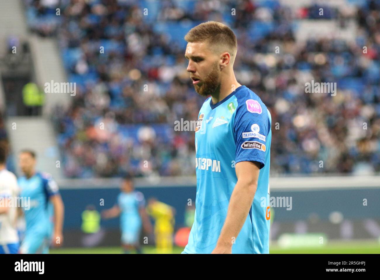 Saint Petersburg, Russia, 3 June 2023: Football. Russian Premier League 2022/2023. Zenit FC - FC ...