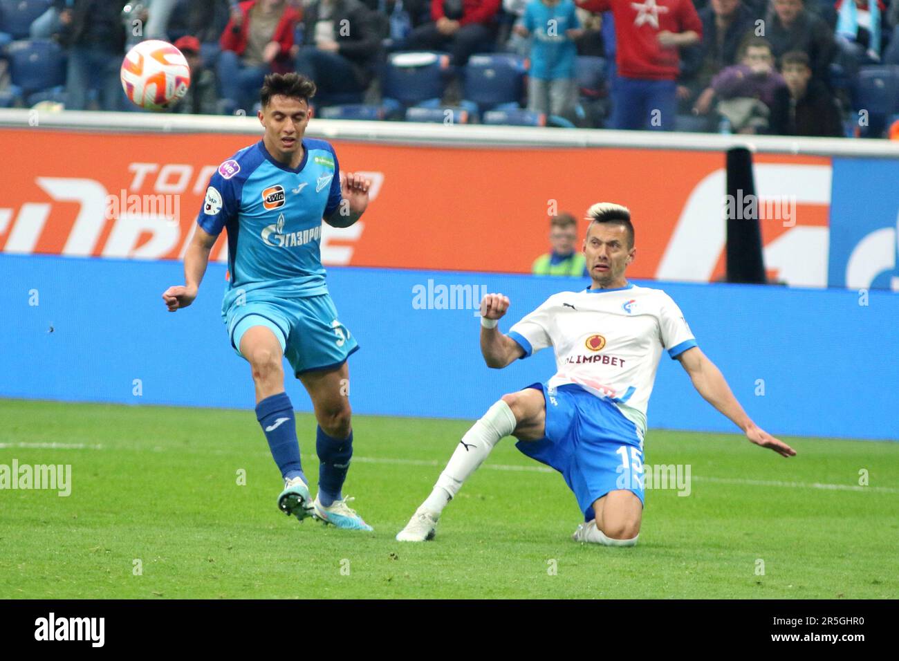 Saint Petersburg, Russia, 3 June 2023: Football. Russian Premier League ...