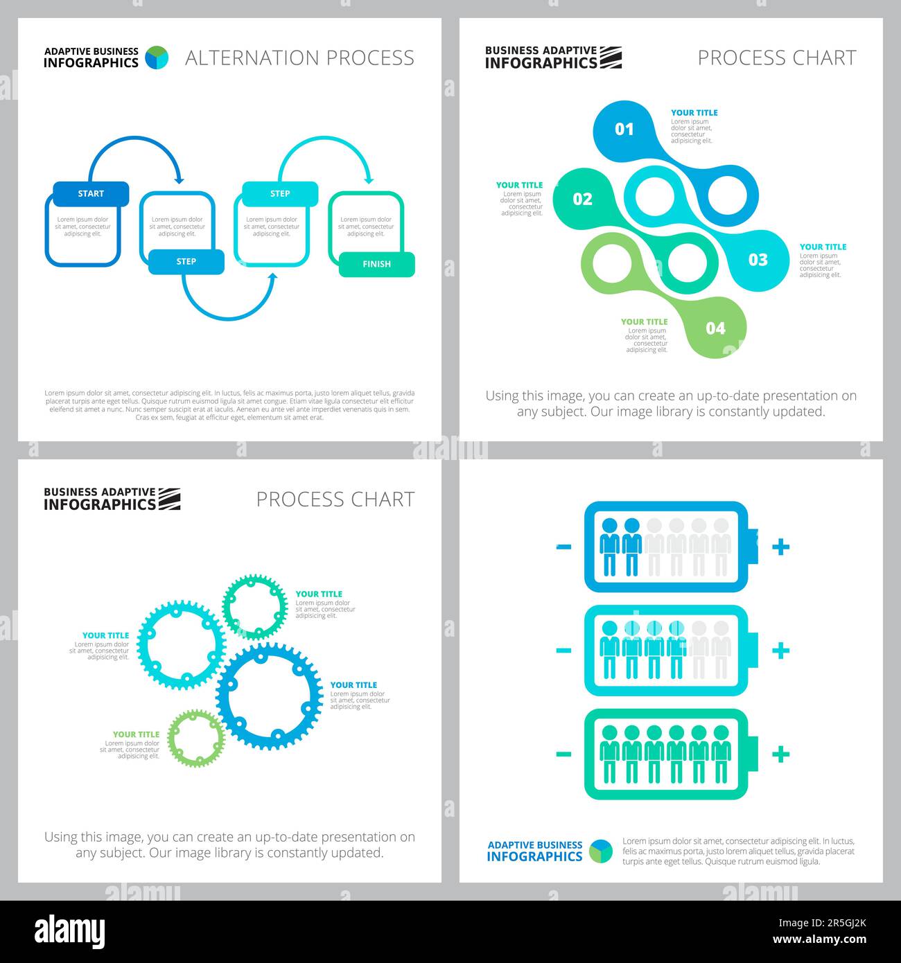 Set of creative marketing infographic charts Stock Vector Image & Art ...