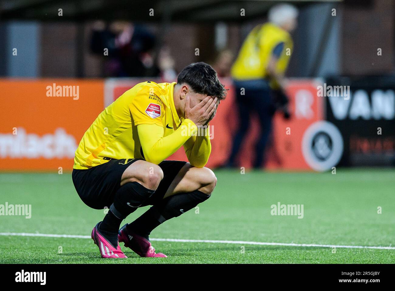 EMMEN - Fabio Di Michele Sanchez of NAC Breda is disappointed after the ...