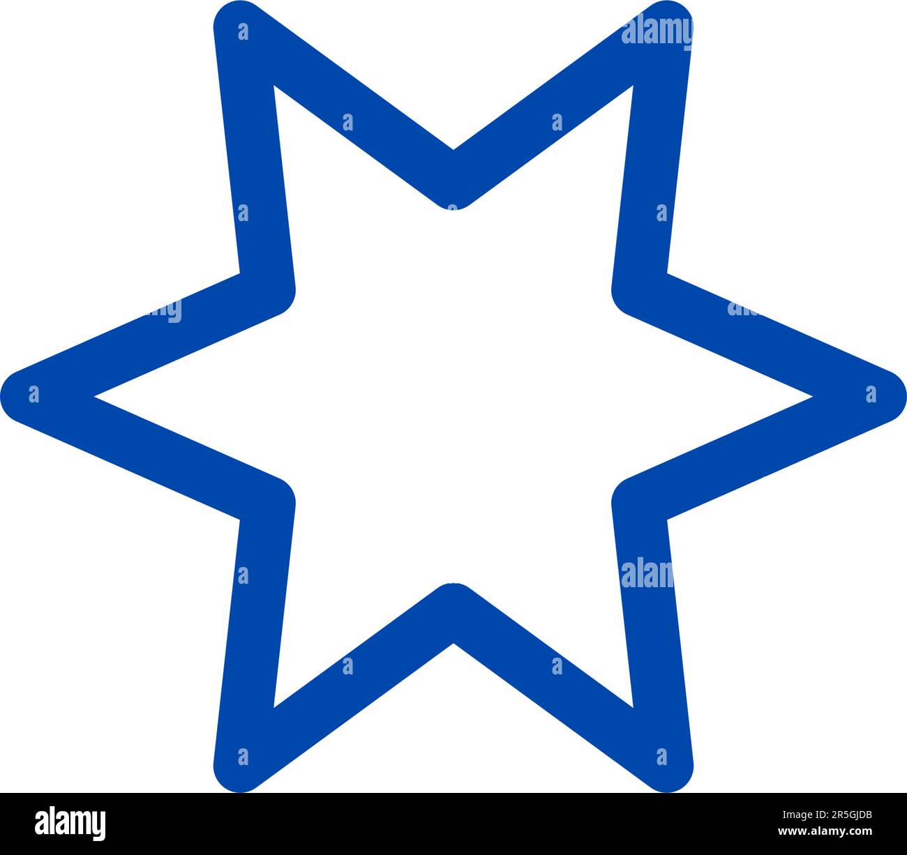 Six pointed star vector vectors hi-res stock photography and images - Alamy