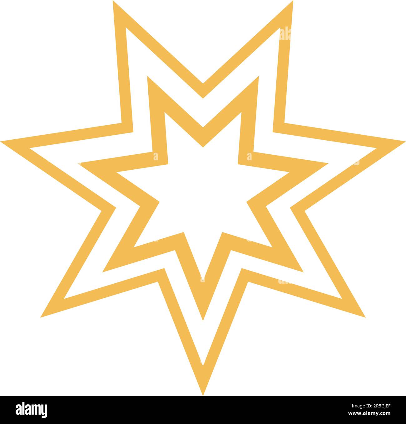 Six pointed star Stock Vector Images - Alamy