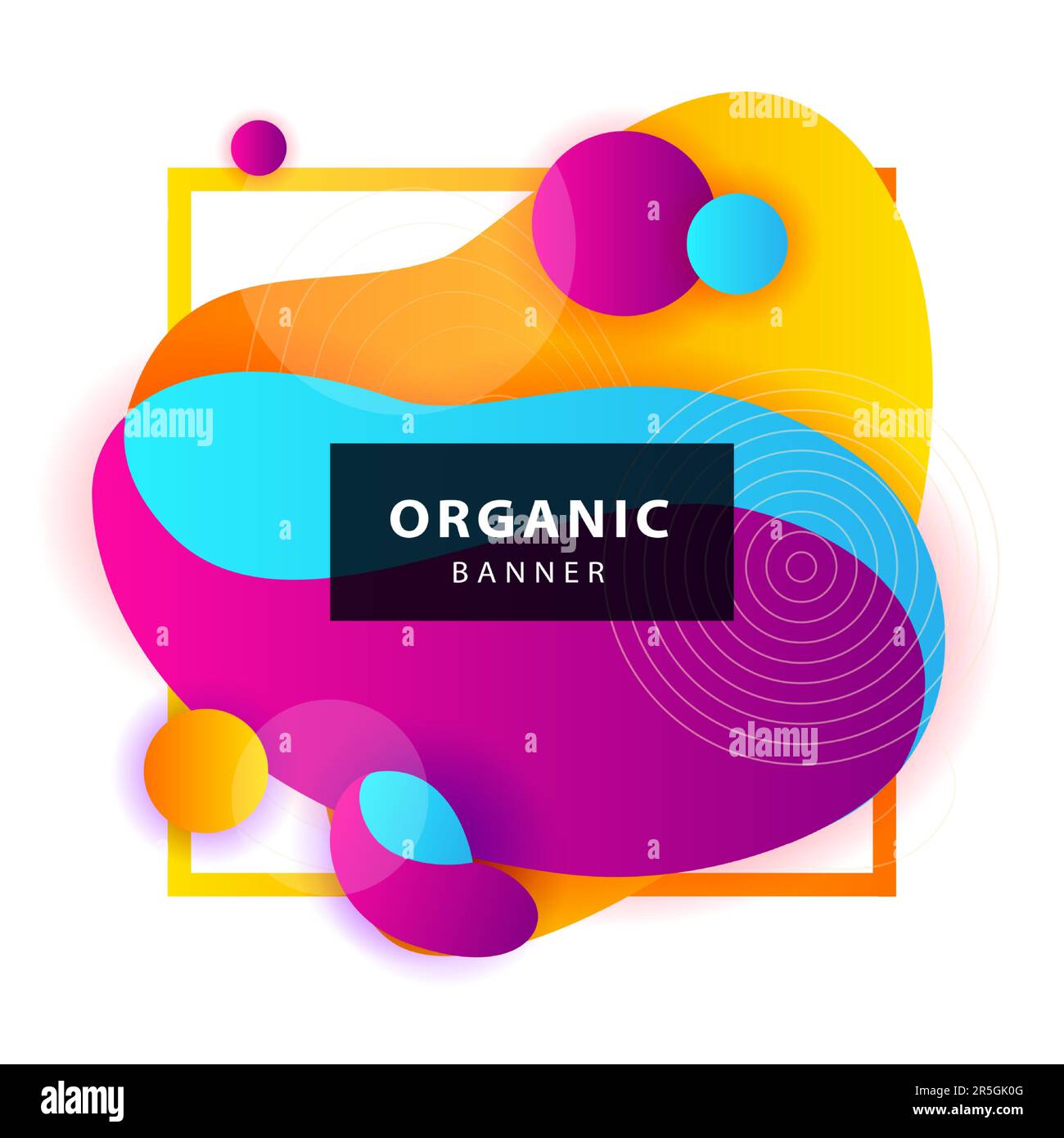 Vivid abstract forms Stock Vector Images - Alamy