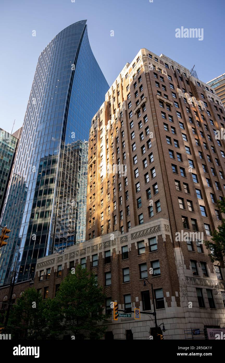Vancouver, British Columbia - May 26, 2023: The landmark Marine ...