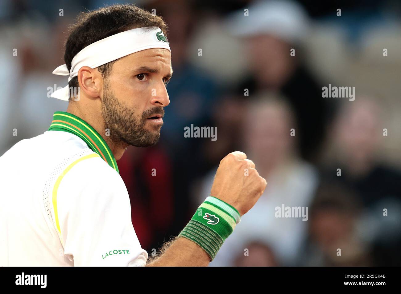 Paris, France. 3rd June, 2023. Tennis player Grigor Dimitrov from ...