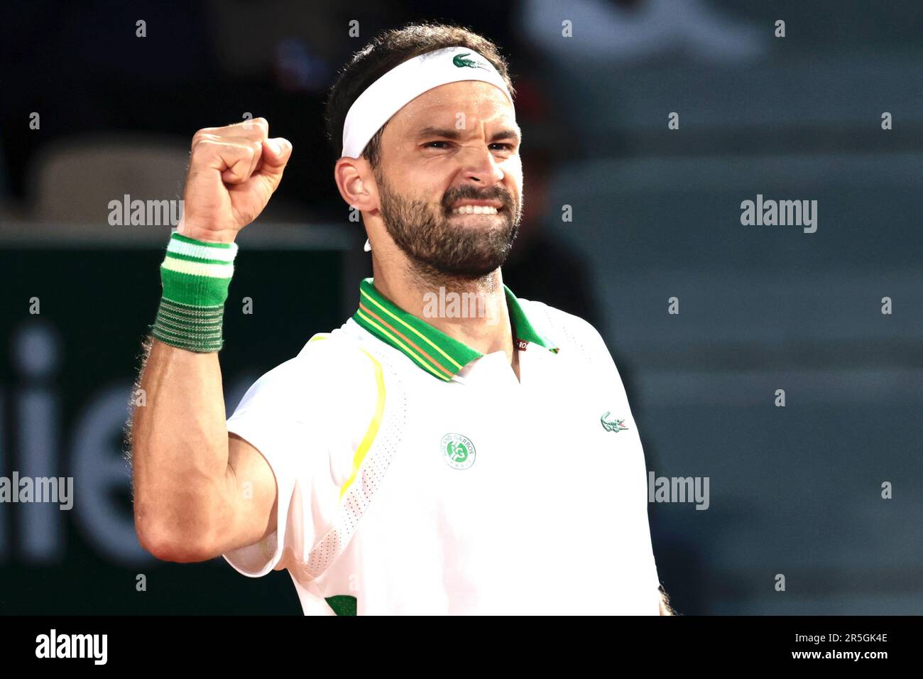 Paris, France. 3rd June, 2023. Tennis player Grigor Dimitrov from ...