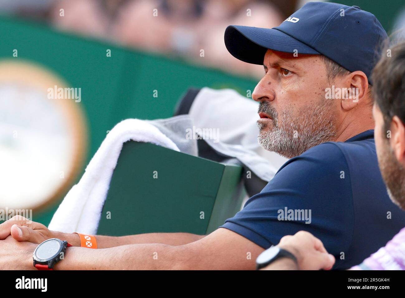 Paris, France. 3rd June, 2023. Alberto Mancini, coach from tennis ...