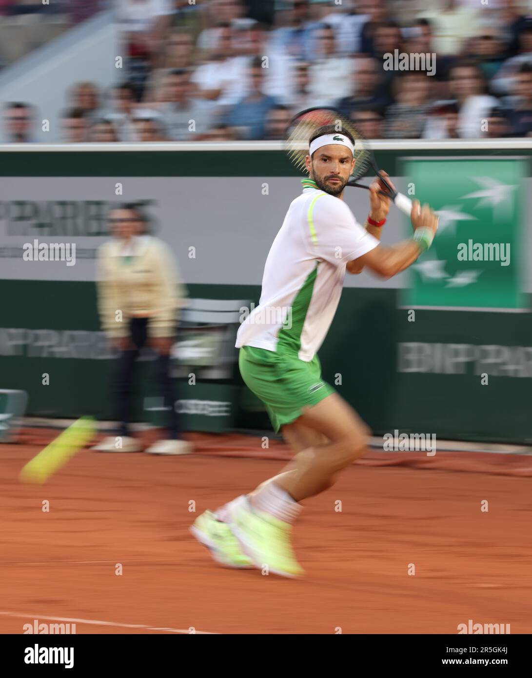Paris, France. 3rd June, 2023. Tennis player Grigor Dimitrov from ...