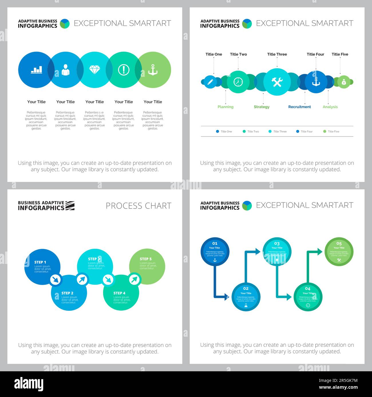 Workflow diagram template set Stock Vector Image & Art - Alamy