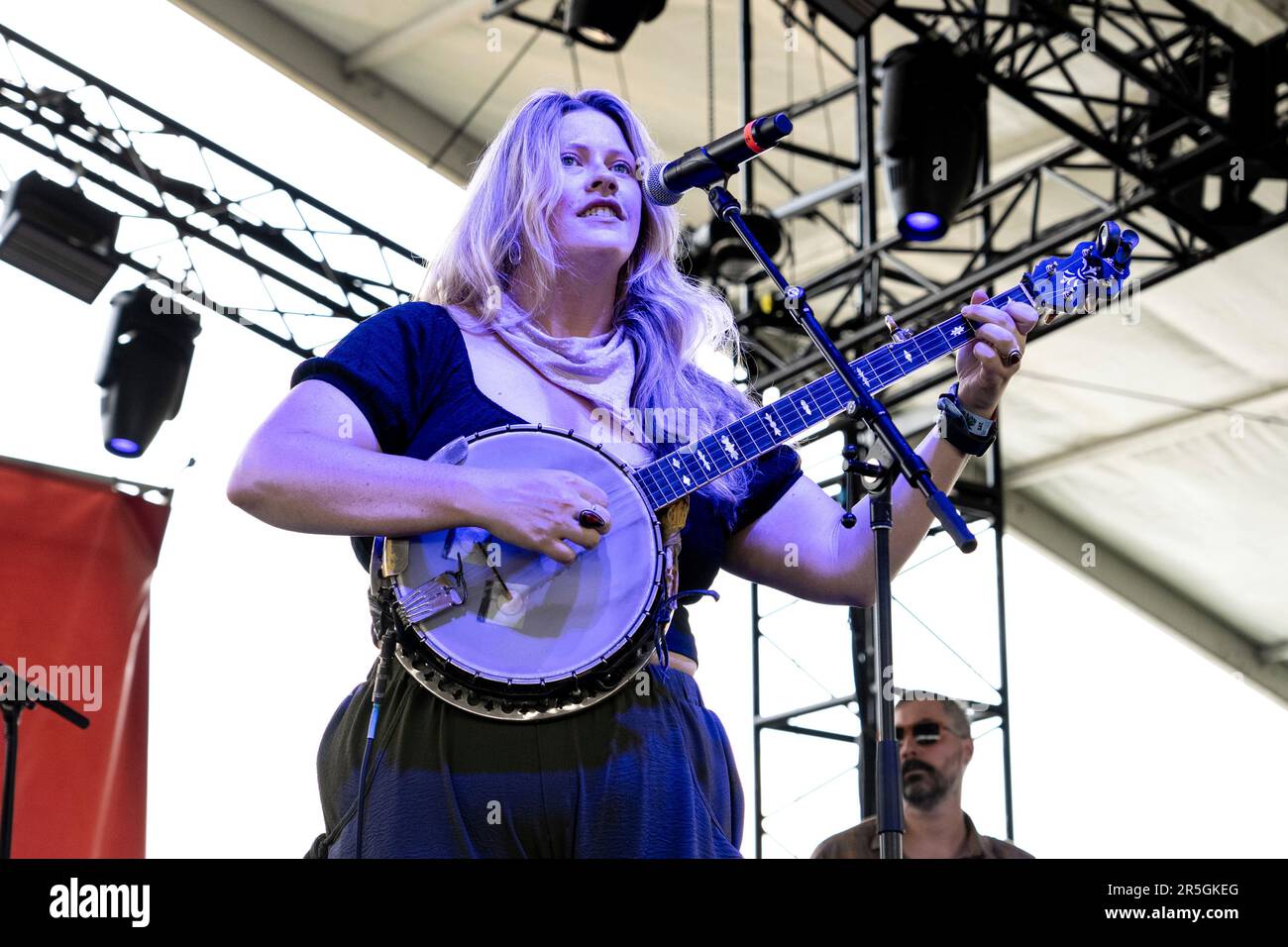 Montana Hobbs of The Local Honeys performs at Railbird Music Festival ...