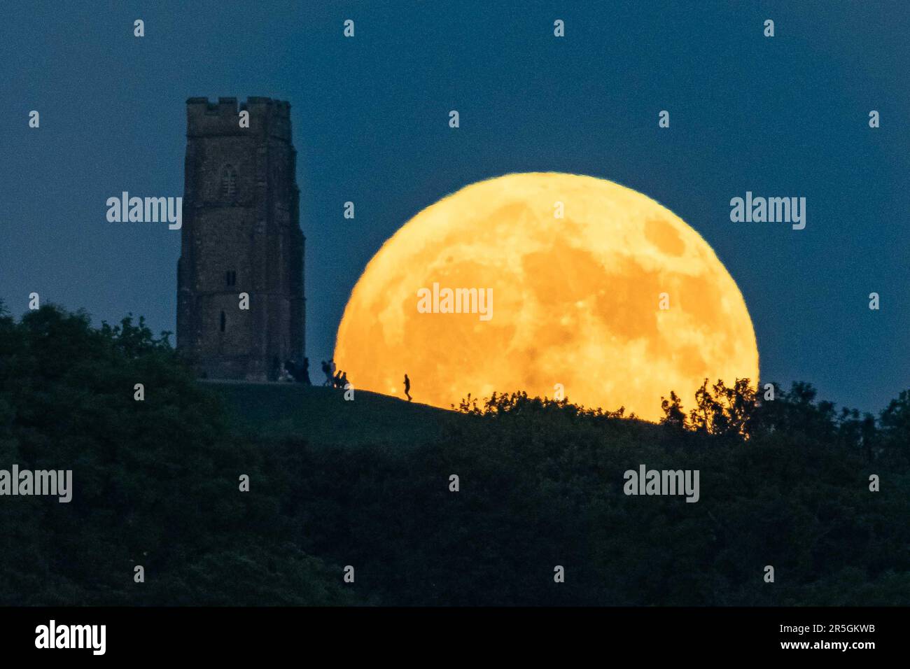Glastonbury, Somerset, UK. 3rd June 2023. UK Weather. The full ...