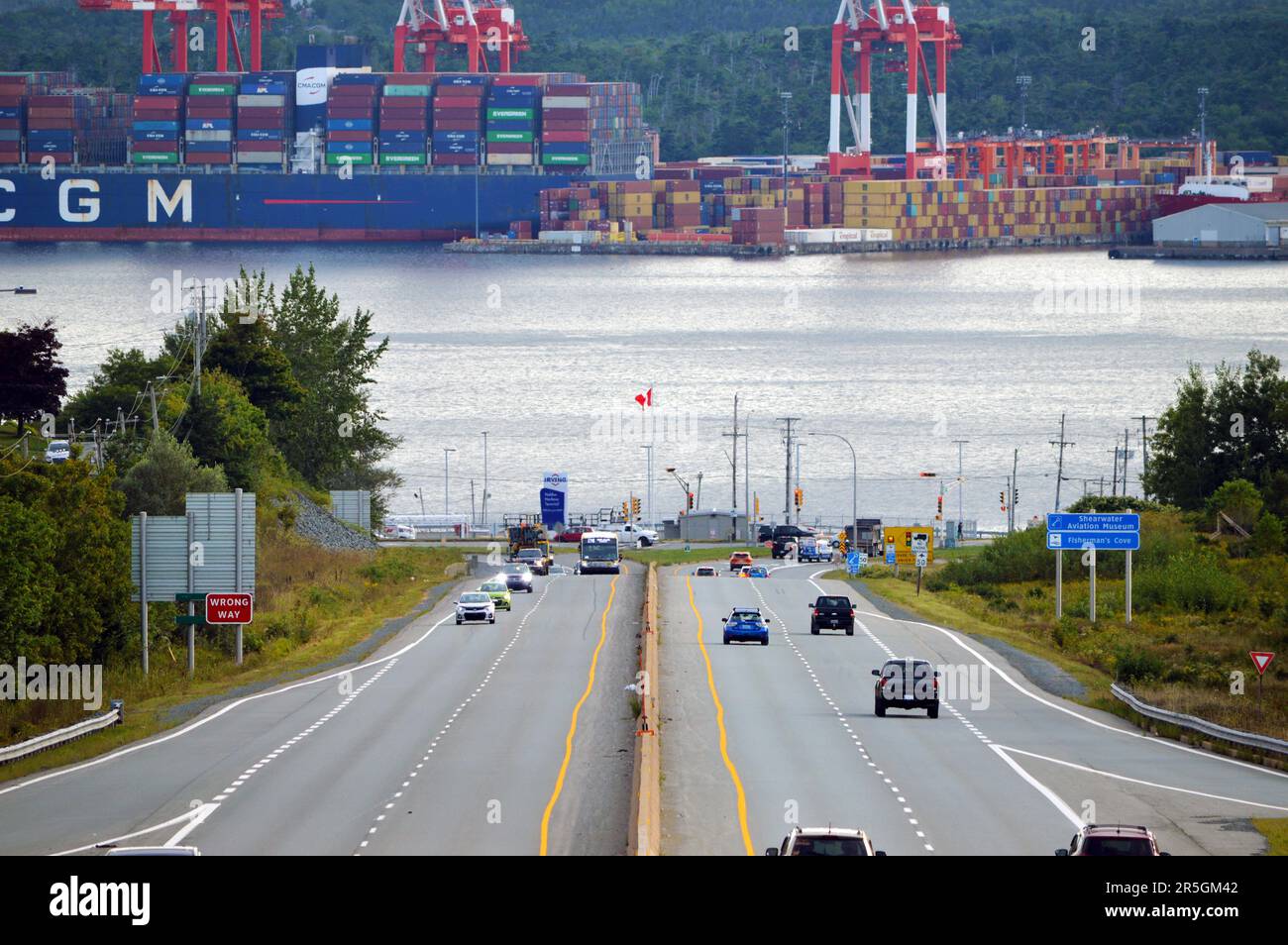 Highway 111 (Circumferential Highway), an urban highway in Dartmouth ...