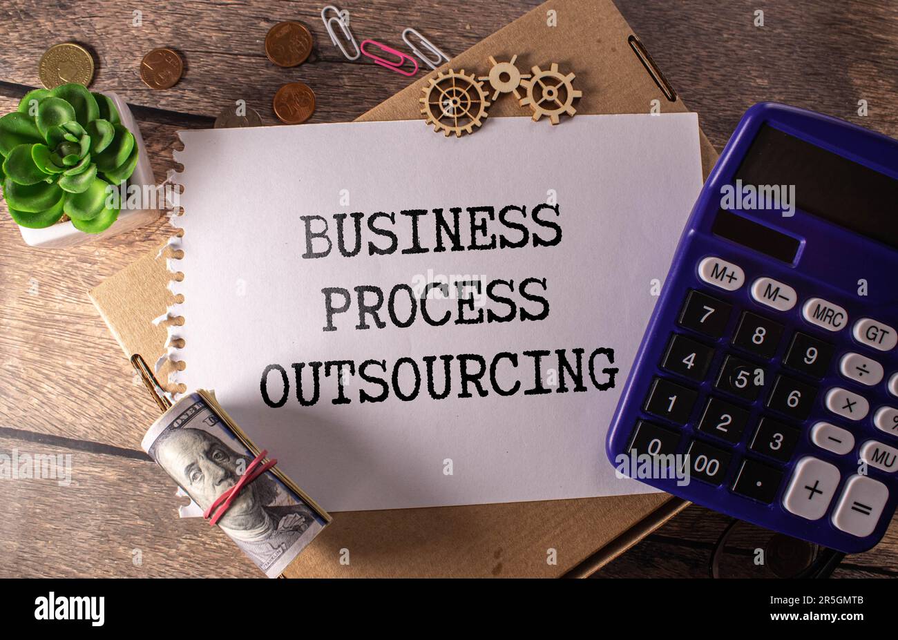 Business Process Outsourcing Bpo Is Shown On A Photo Using The Text
