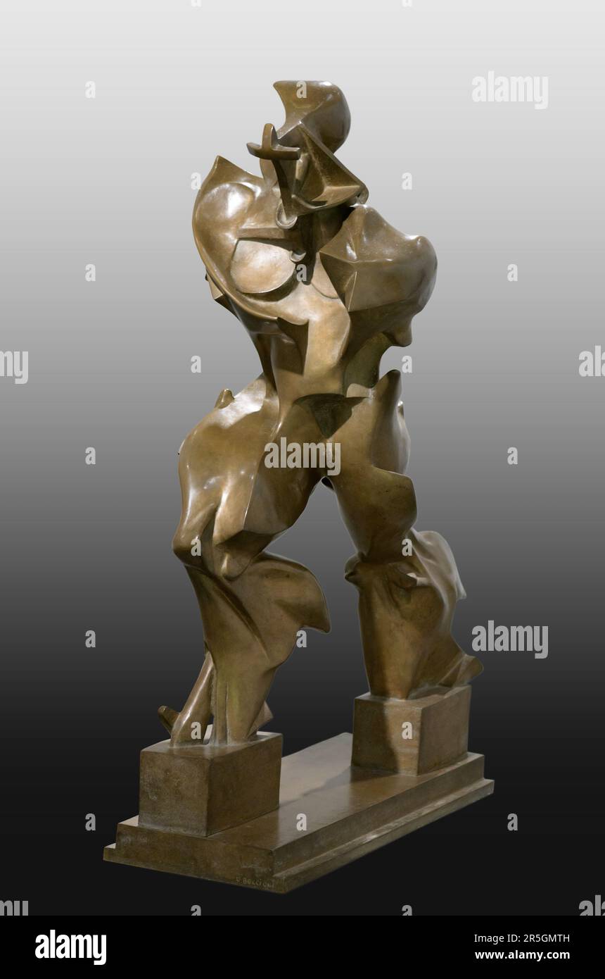 Bronze anthropomorphic (human like) statue Unique Forms of Continuity ...