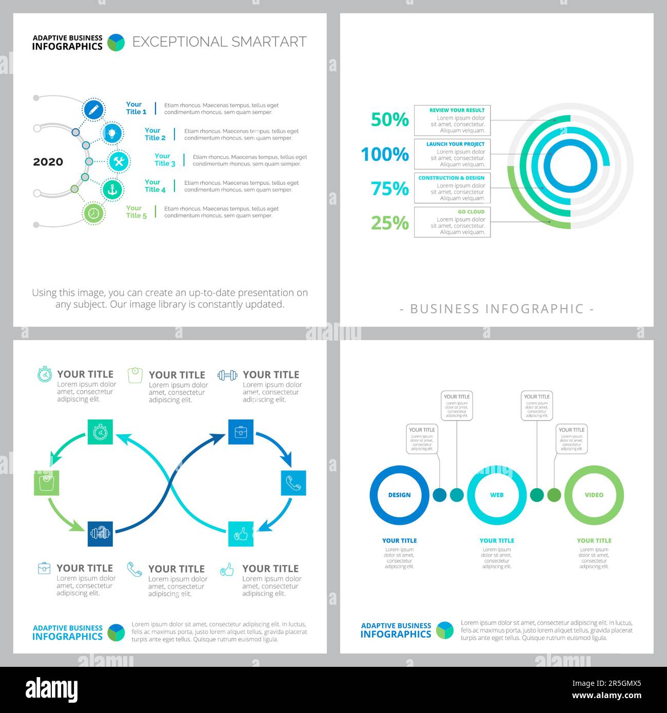 Modern infographic design set Stock Vector Image & Art - Alamy