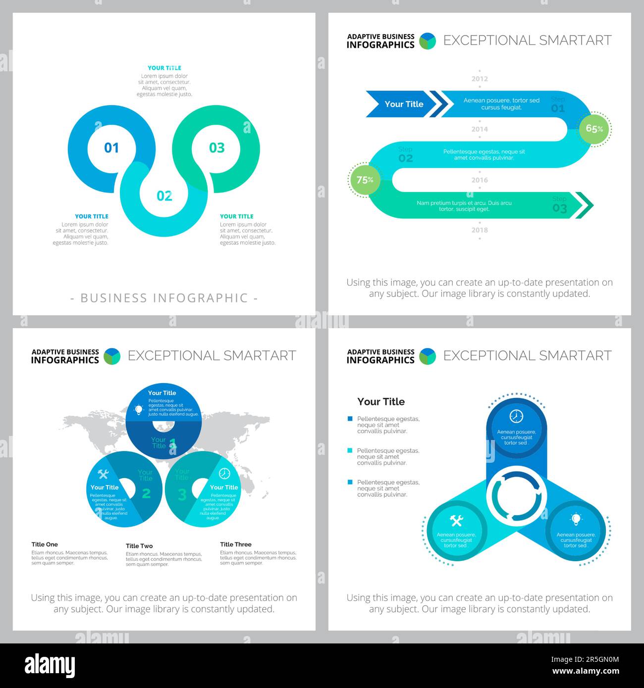 Step by step collage Stock Vector Images - Alamy