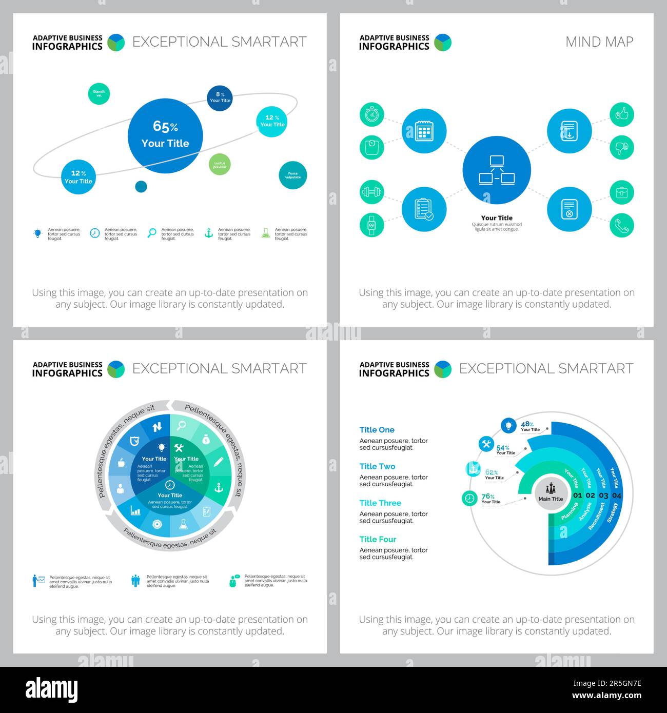 Set of creative marketing concept infographic charts Stock Vector Image ...