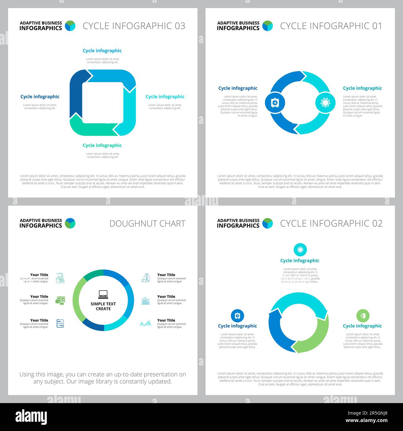 Creative business cycle infographic designs Stock Vector Image & Art ...