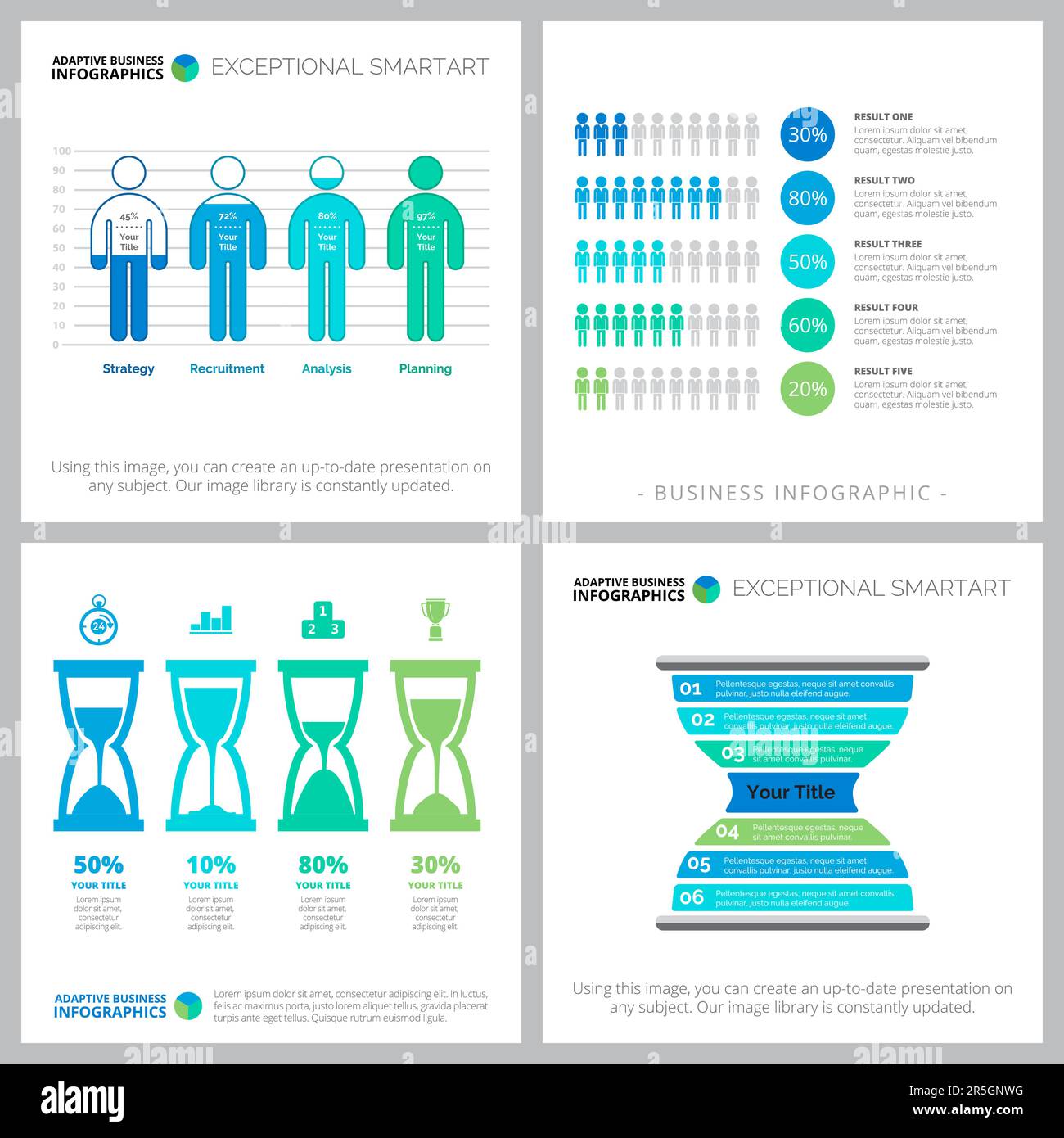 Trendy diagram layout set Stock Vector Image & Art - Alamy