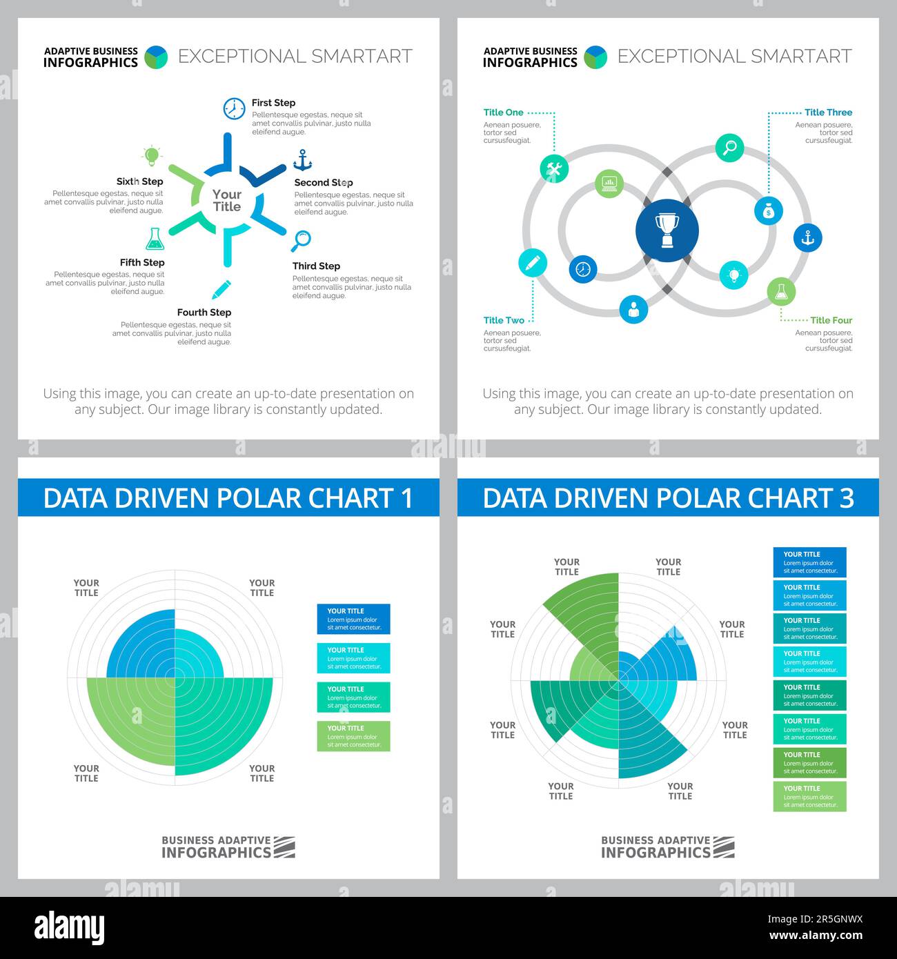 Set of original business infographic slide design Stock Vector Image ...