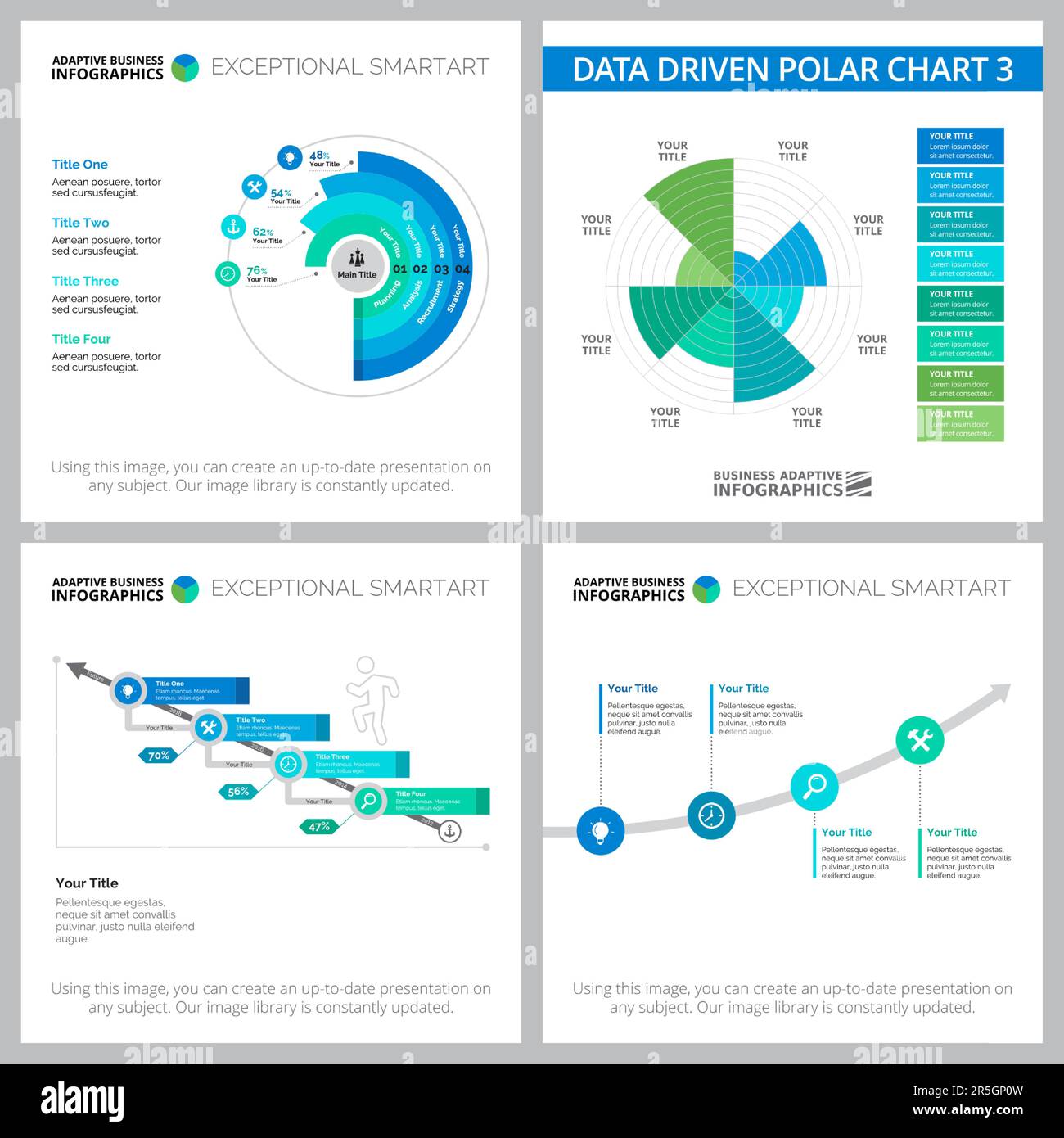 Creative infographic diagrams with geometric elements Stock Vector ...