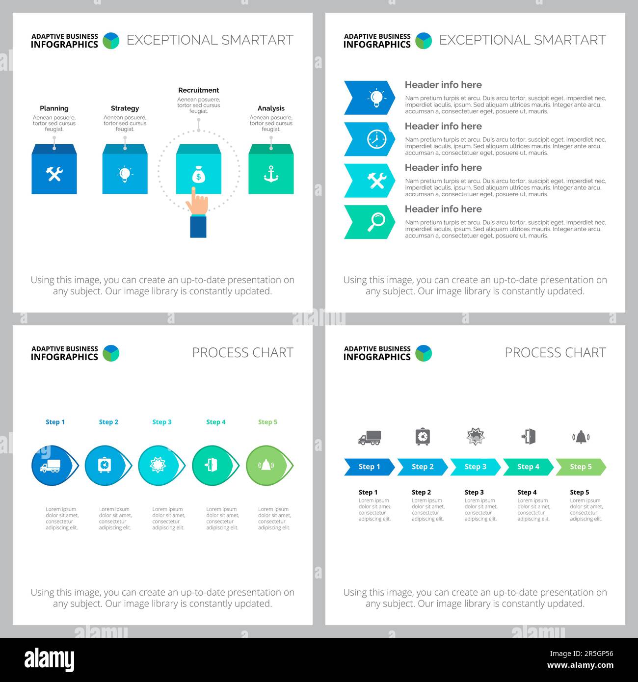 Collage of business infographic slide designs Stock Vector Image & Art ...