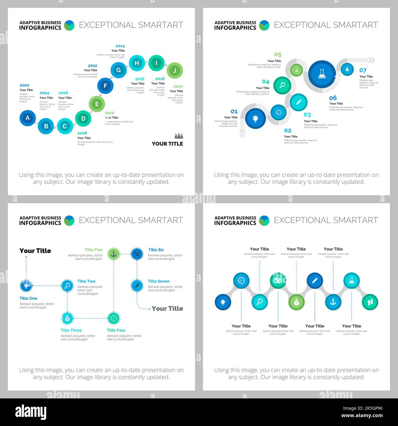 Collage of original financial infographic charts Stock Vector Image ...