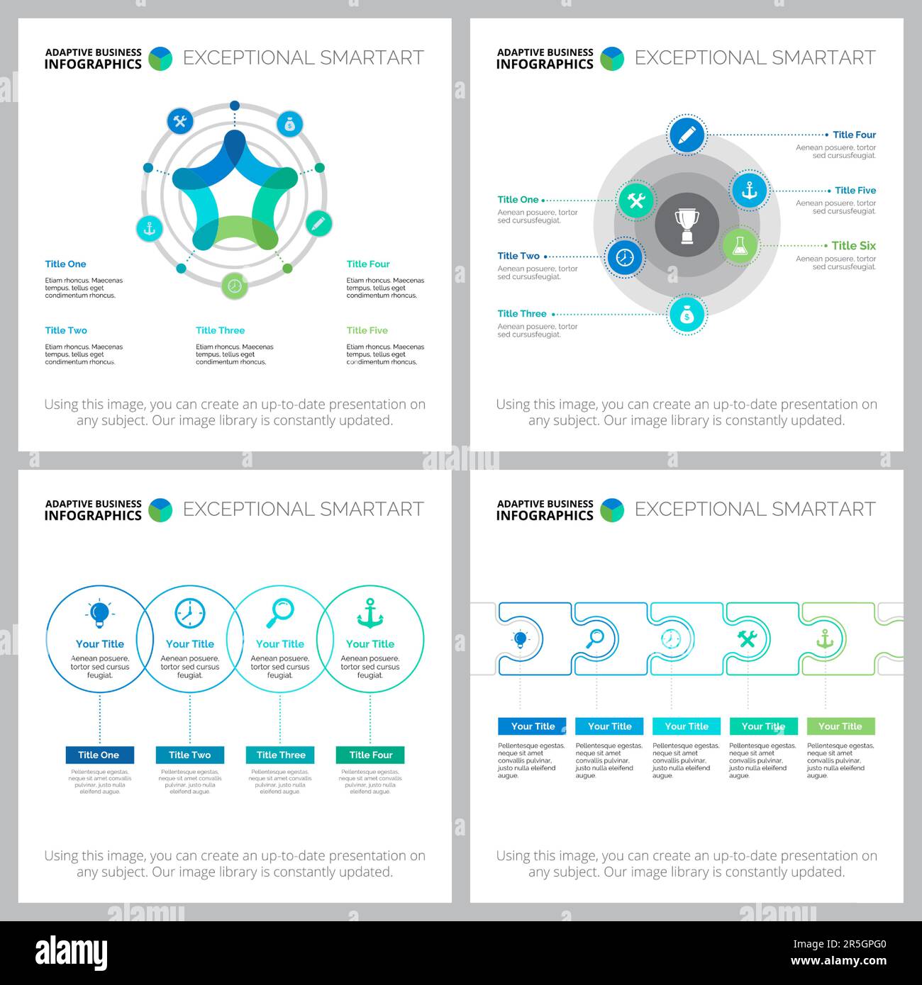 Collage business infographic slide hi-res stock photography and images ...