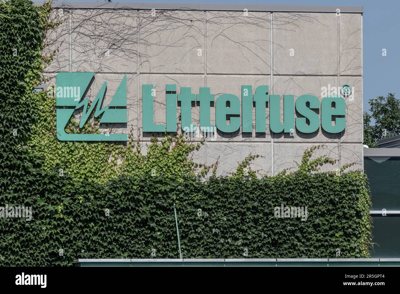 Champaign - Circa June 2023: Littelfuse research location. Littelfuse ...