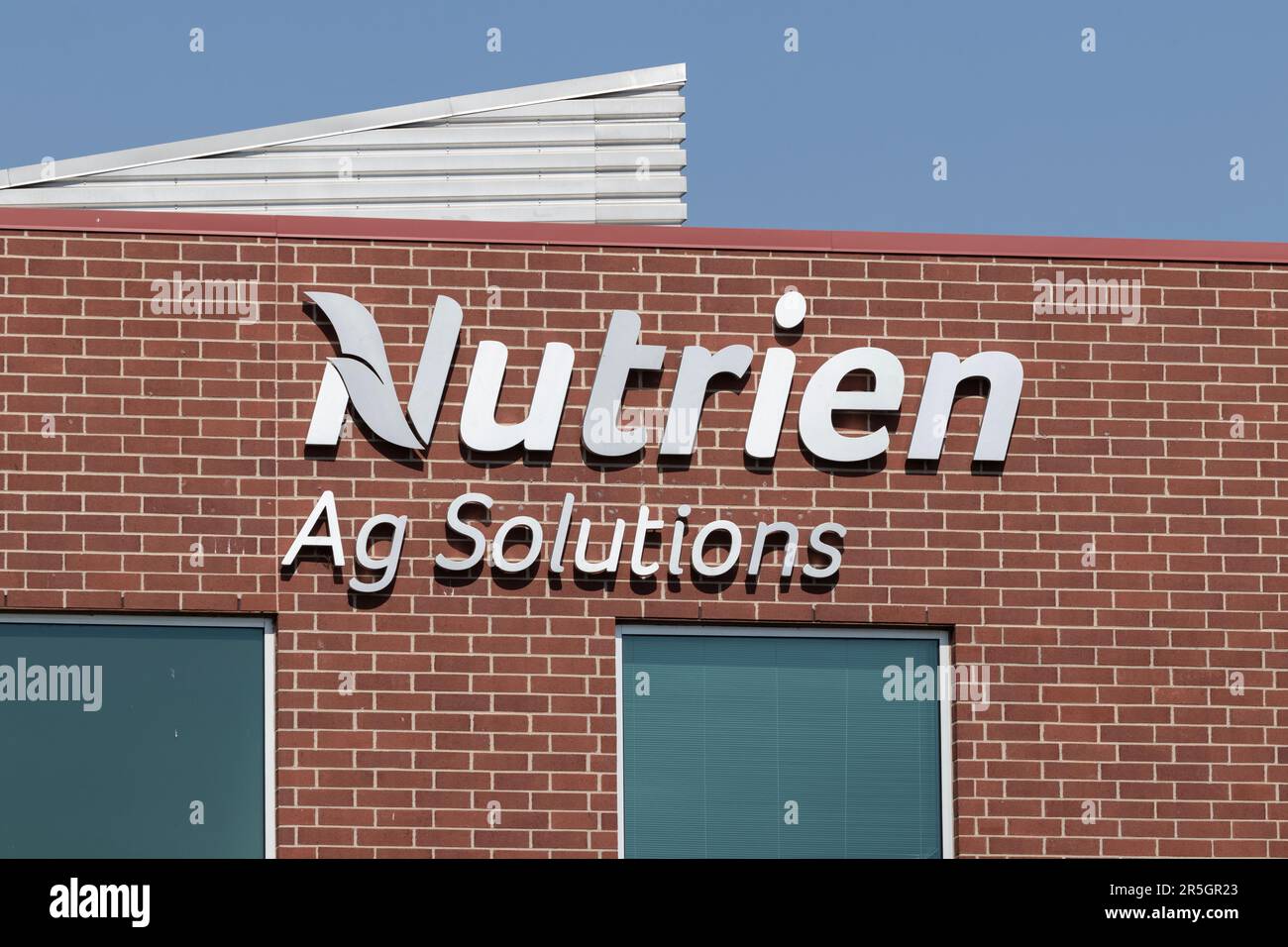 Champaign - Circa June 2023: Nutrien Ag Solutions Digital Office. Ag ...