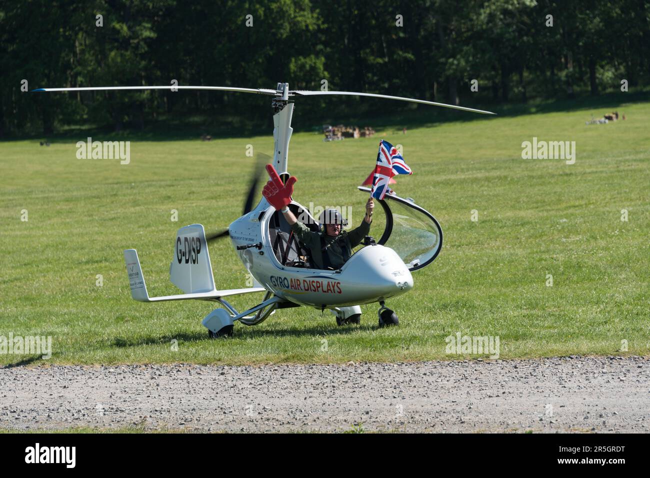 Gyro Air Displays at Midlands Air Festival 2023 Stock Photo - Alamy