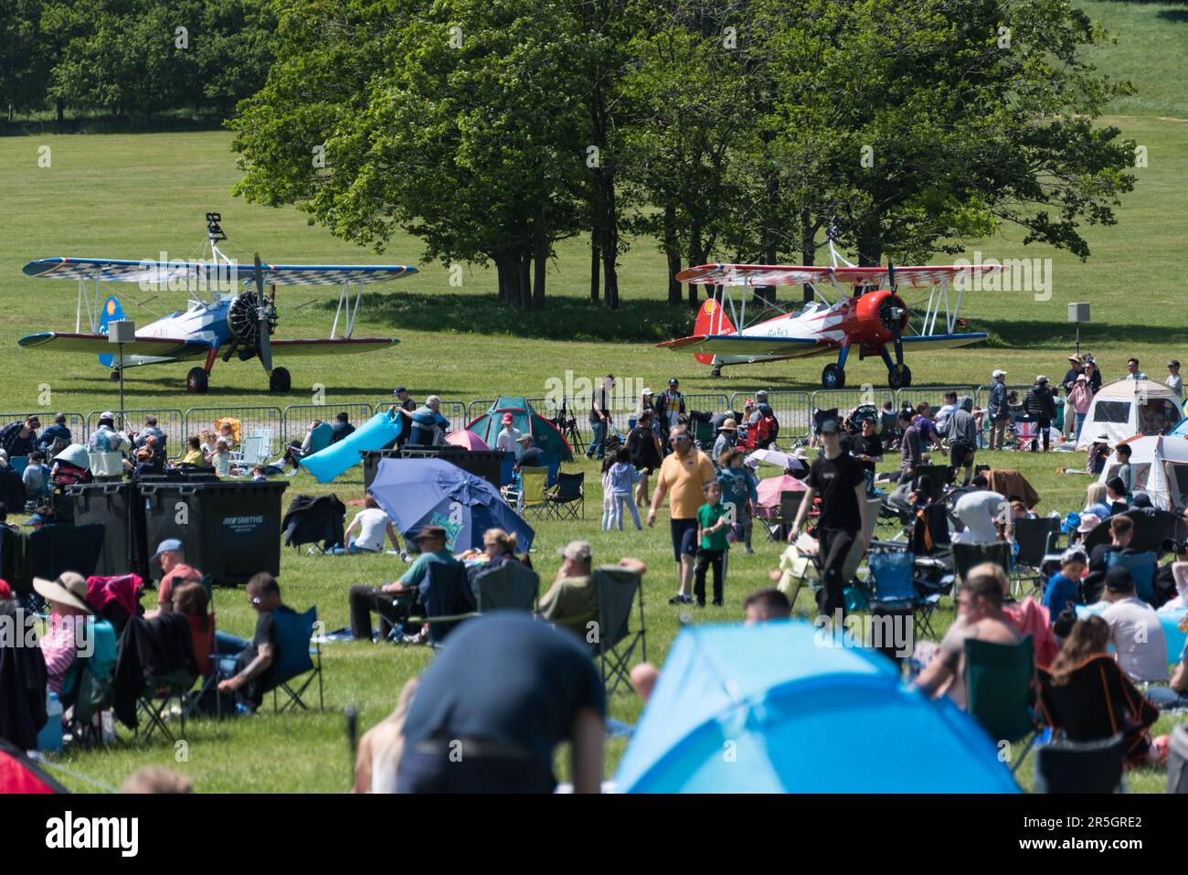 Aerobatics display Team at Midlands Air Festival 2023 Stock Photo - Alamy