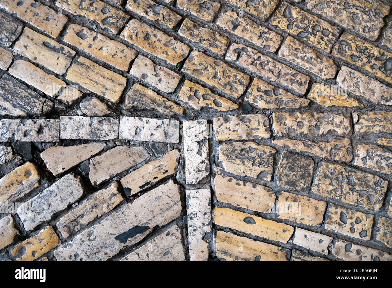 Fragment of an ancient pavement in old city of Jerusalem Stock Photo ...